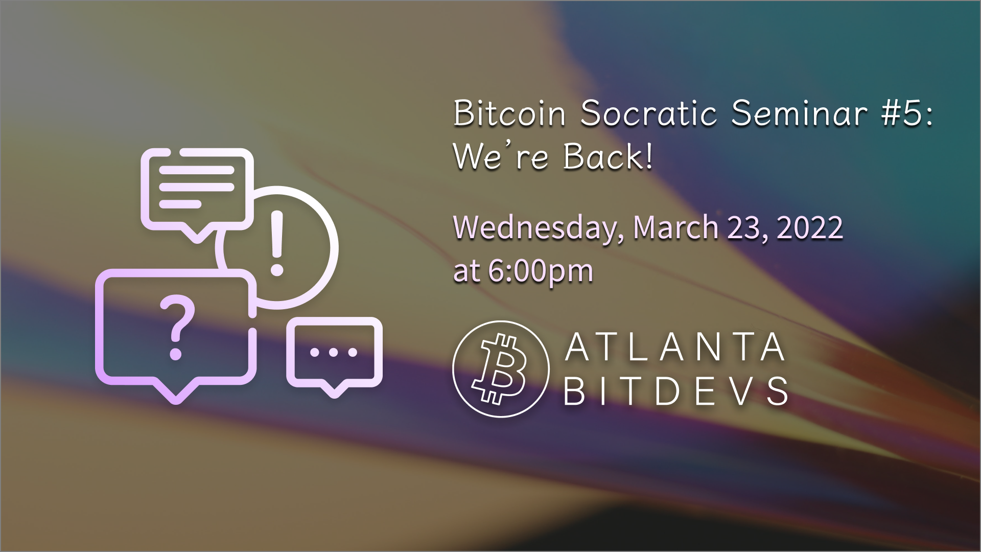 Atlanta BitDevs - Free & Open Bitcoin Education in Atlanta